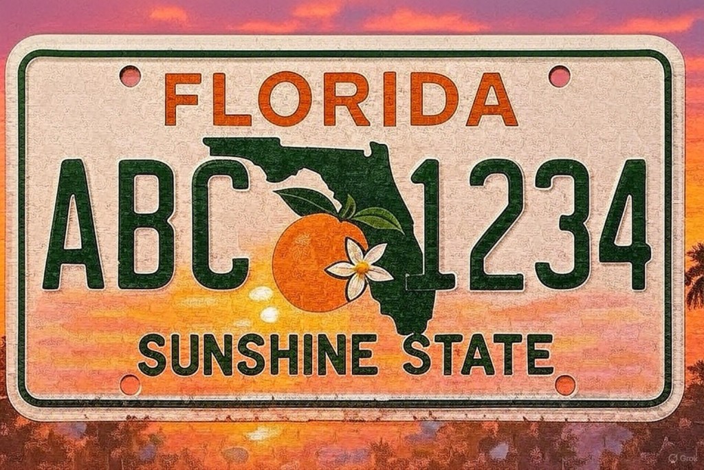 New Florida License Plate Changes for the Standard Style – Autisticana
